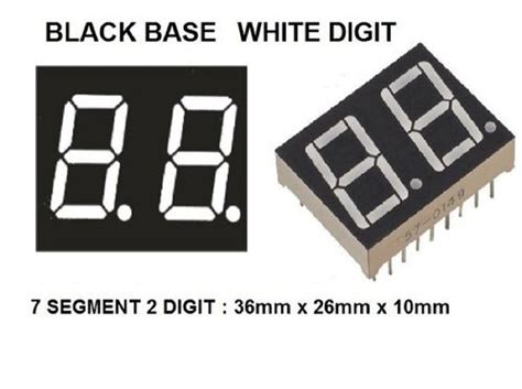 2 Digit Seven Segment Led Display At ₹ 7piece Seven Segment Led
