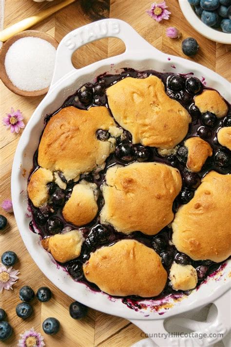 Bisquick Blueberry Cobbler