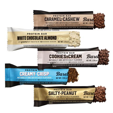 Barebell Protein Bar 10 Pack Cookies And Cream Creamy