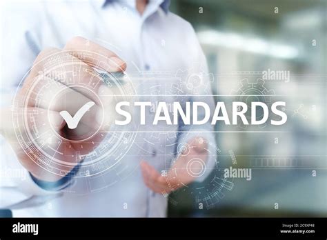 Standards Quality Control Assurance Iso Checkbox On Virtual Screen
