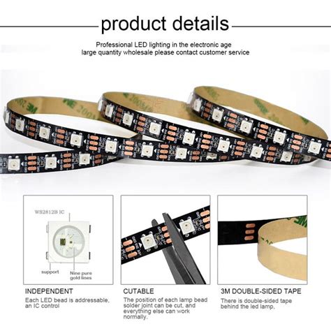 Ws2812b Led Strip Waterdicht Geen Waterdichte 60 L Grandado