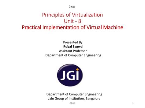 Practical Implementation Of Virtual Machine Pptx