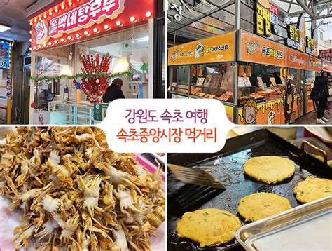 강원도 속초 여행 전통시장 속초중앙시장 먹거리 네이트뷰