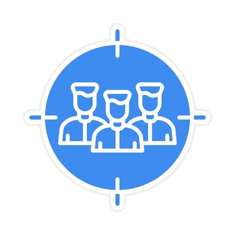 Premium Vector Target Audience Vector Illustration