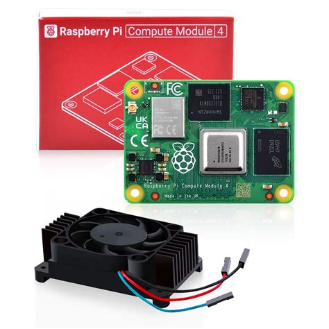 Raspberry Pi Compute Module 4 With Cm4 Heatsink Pwm Fan