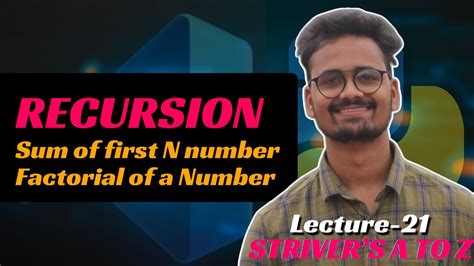 L21 Recursion Part 2 Crackingsolving Strivers Atoz Sheet Using Python Saurabh Mishra