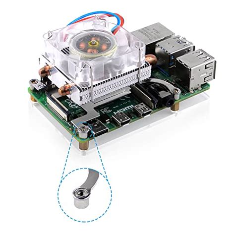Geeekpi Raspberry Pi 4 Pwm Fan Raspberry Pi Low Profile Cpu Cooler