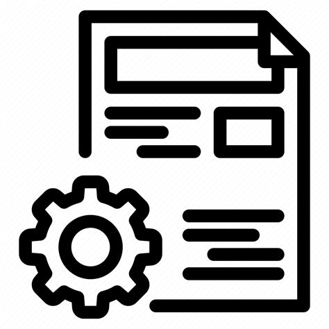 Config Document Edit Profile Setting Icon Download On Iconfinder