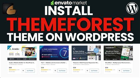 How To Upload And Install Themeforest Theme On Wordpress 2025 Themeforest Wordpress Theme