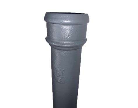 3 Cast Iron Round 6ft Pipe Length Without Ears Transit Primed