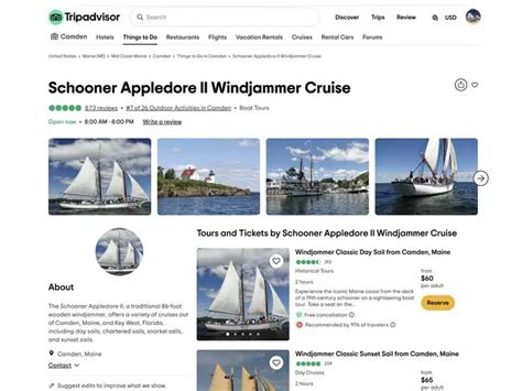 Set Sail Aboard The Schooner Appledore Ii From Camden Maine Tm2 Maine