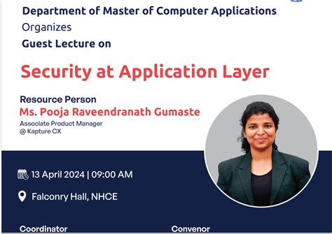 Application Layer Security Nhce Guest Lecture