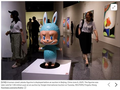 Rare Labubu Figurine Sells For Record Breaking 108 Million At Auction