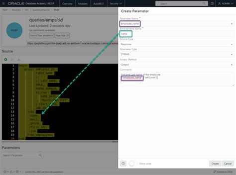 How To Oracle Post Apirun Sqlretrieve Json Results