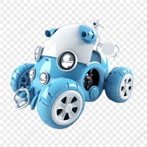 자동차 만화 블루승용차탈것교통기관