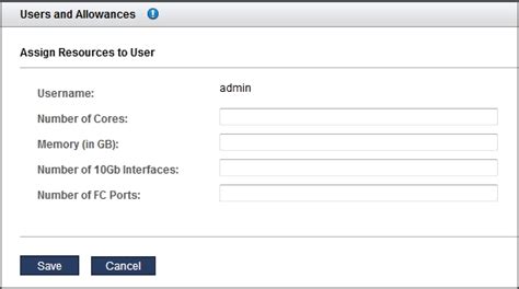 Allocate Resources To A User Administrators Oracle I O Domain