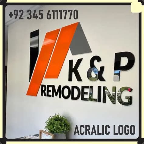 Acralic Logo Plate Online In Pakistan 3d Acralic Logo