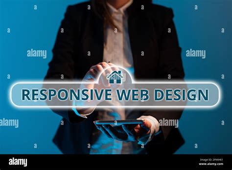Conceptual Display Responsive Web Design Business Approach Web Page