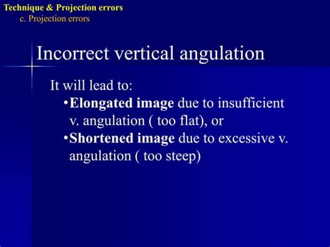 Radiographic Errors And Artifacts Pptx Photo Editing Software