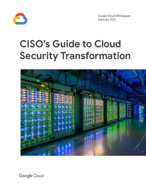Cisos Guide To Cloud Security Transformation Pdf Cloud Computing