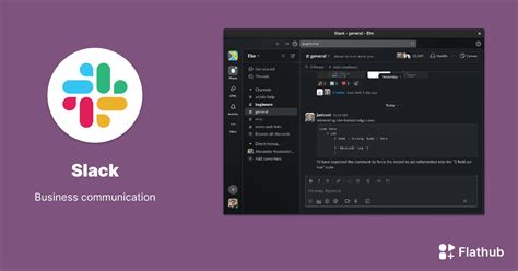 Install Slack On Linux Flathub
