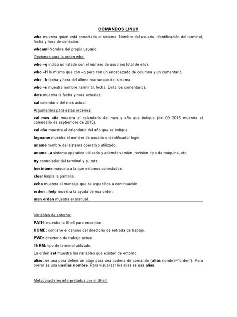 Pdf Comandos Linux Basicos Recopilacion Dokumen Tips
