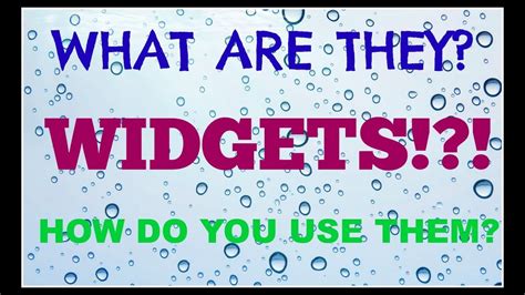 What Is A WIDGET Wordpress Tutorial 5 YouTube