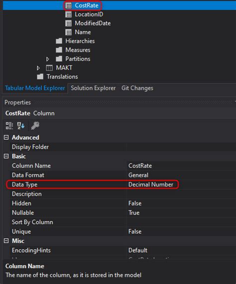Recomended Data Types For Numeric In Semantic Models Community