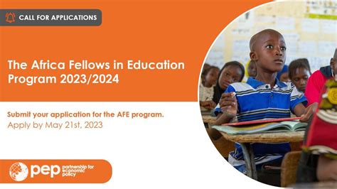 The Pep Research Fellows In Education Program 2024 For Young African