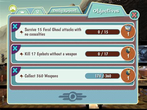 Screenshot Impossible Objective Rfalloutshelter