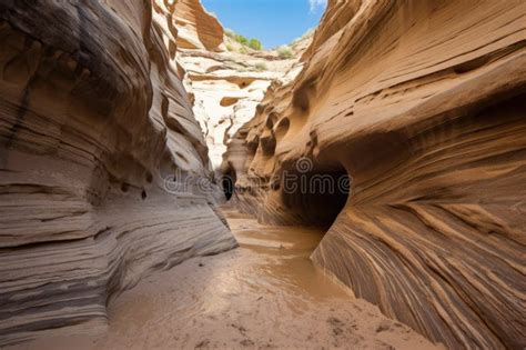 The Natural Erosion Patterns In A Canyon Stock Illustration Illustration Of Patterns Erosion