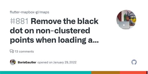 Remove The Black Dot On Non Clustered Points When Loading A Geojson On The Map · Issue 881