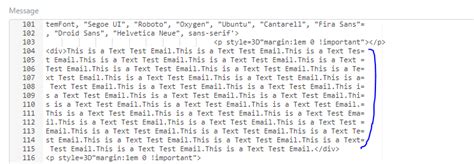 The Text Editor Will Add Sign Implicitly Whenever There Is A Line Break When Sending Email