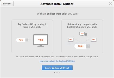 Creating An Endless OS USB Stick Support Training Endless Access