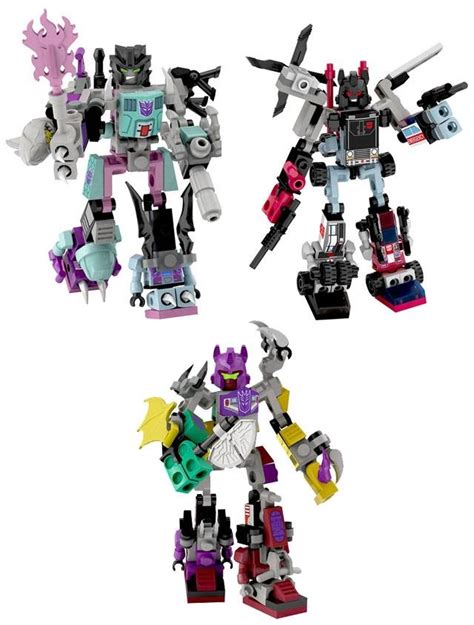 Wave 2 Set Of 3 Transformers Kre O Building Set Toygeek