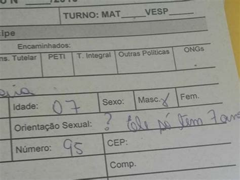 G Formul Rio De Escola Pergunta A Orienta O Sexual E M E Critica Not Cias Em Esp Rito Santo