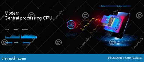 Cpu New Generation Computer Processor Process Of Processing System Files And Calculating