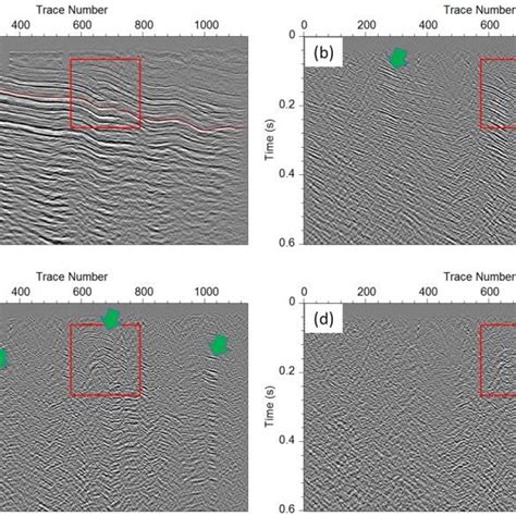 Diffraction Extractions By With A 21 Trace Maef Filter A Original Download Scientific