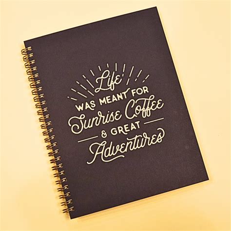 Lined Coffee Journal Mozarts Coffee Roasters