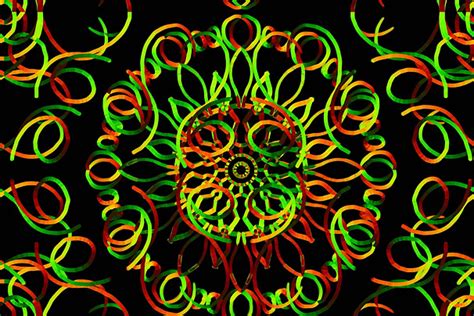 Seamless Pattern Background With Flowers Background Curve Style Vector Background Curve Style