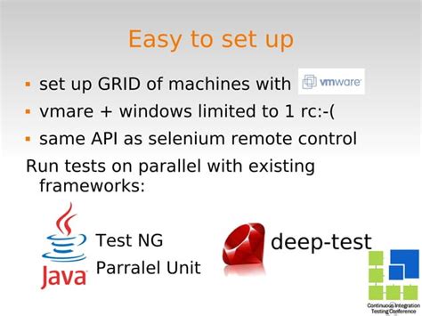 Fast Web Acceptance Testing With Selenium Grid Ppt