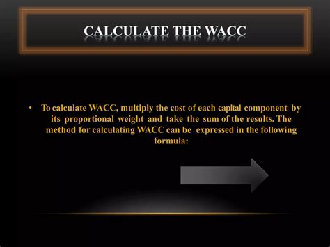 Wacc Weighted Average Cost Of Capital Pptx Business Accounting