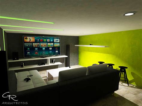 House Mundos Paralelos Gt R Arquitectos Salas Multimedia Modernas Homify