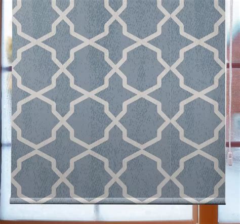 Geometric Layout Approach Pattern Roller Blind