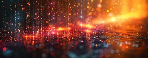 Premium Photo Binary Code Raining Down Like Confetti A Background