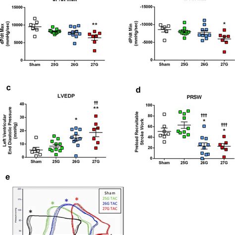 Invasive Left Ventricular Pressure Volume Loop Analysis Shows Download Scientific Diagram