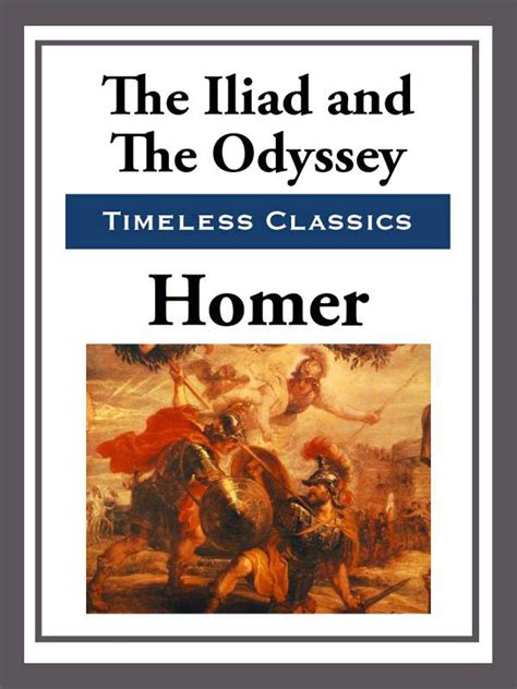 The Iliad And The Odyssey Ebook By Homer Official Publisher Page Simon And Schuster Canada