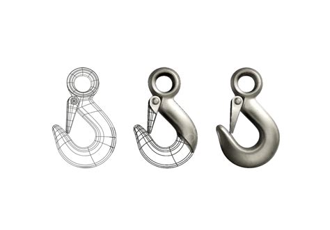 Lifting Hook Drawing Vector Drawing Engineering Section Vector Drawing Engineering Section