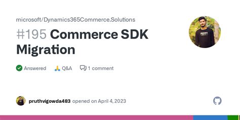 Commerce Sdk Migration · Microsoft Dynamics365commerce Solutions