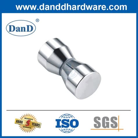 Stainless Steel Brass Double Sided Grip Frameless Shower Door Knobs